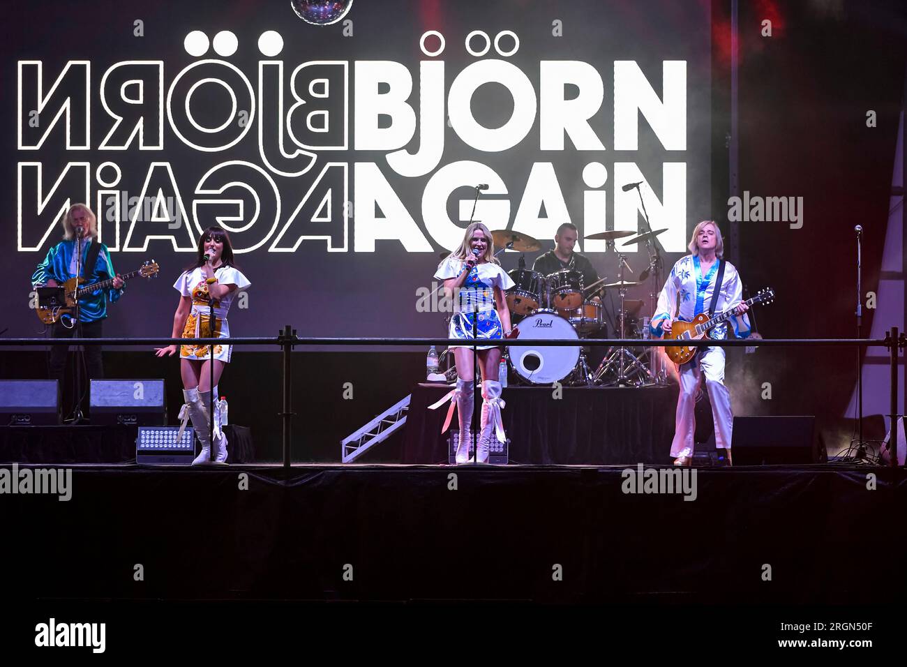 Sydney, Australia - April 9th 2022 - Abba tribute band Bjorn Again ...