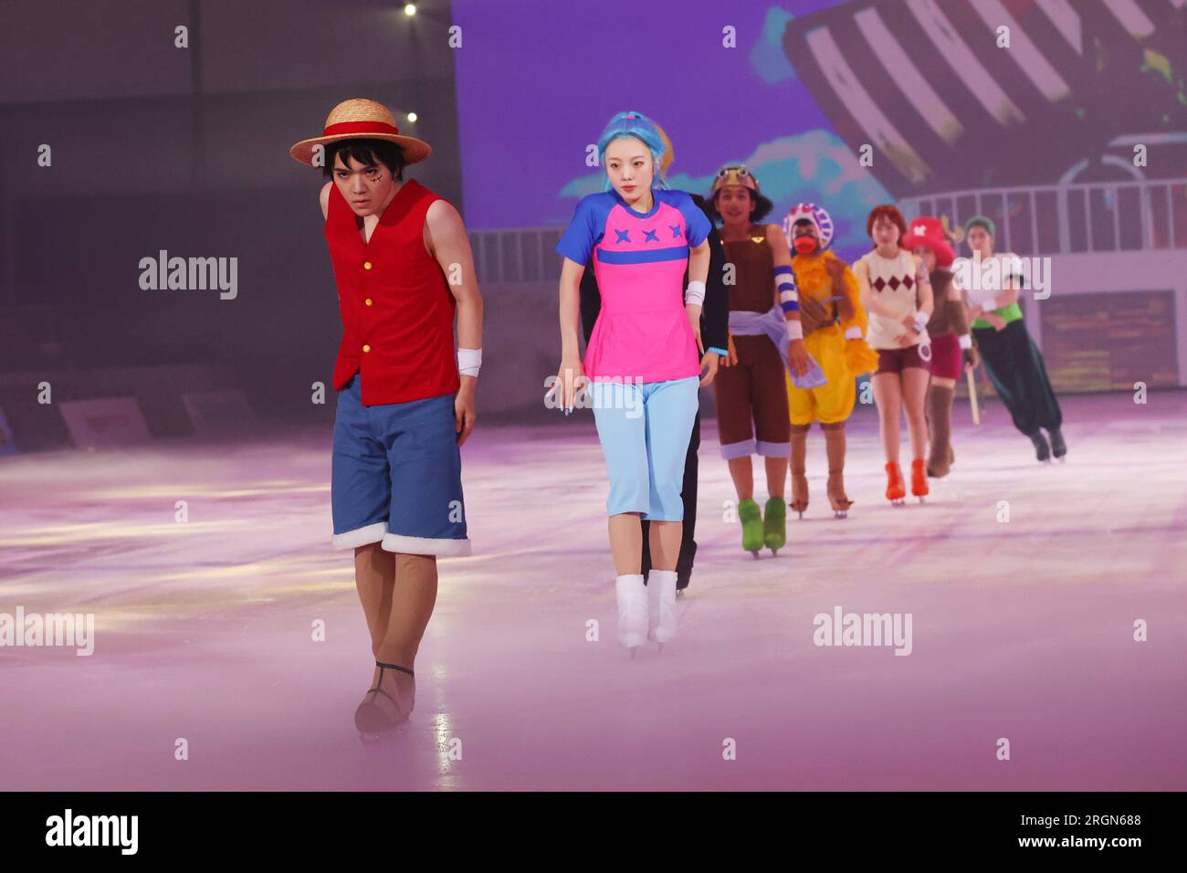 Kanagawa, Japan. 10th Aug, 2023. General view Figure Skating : One ...