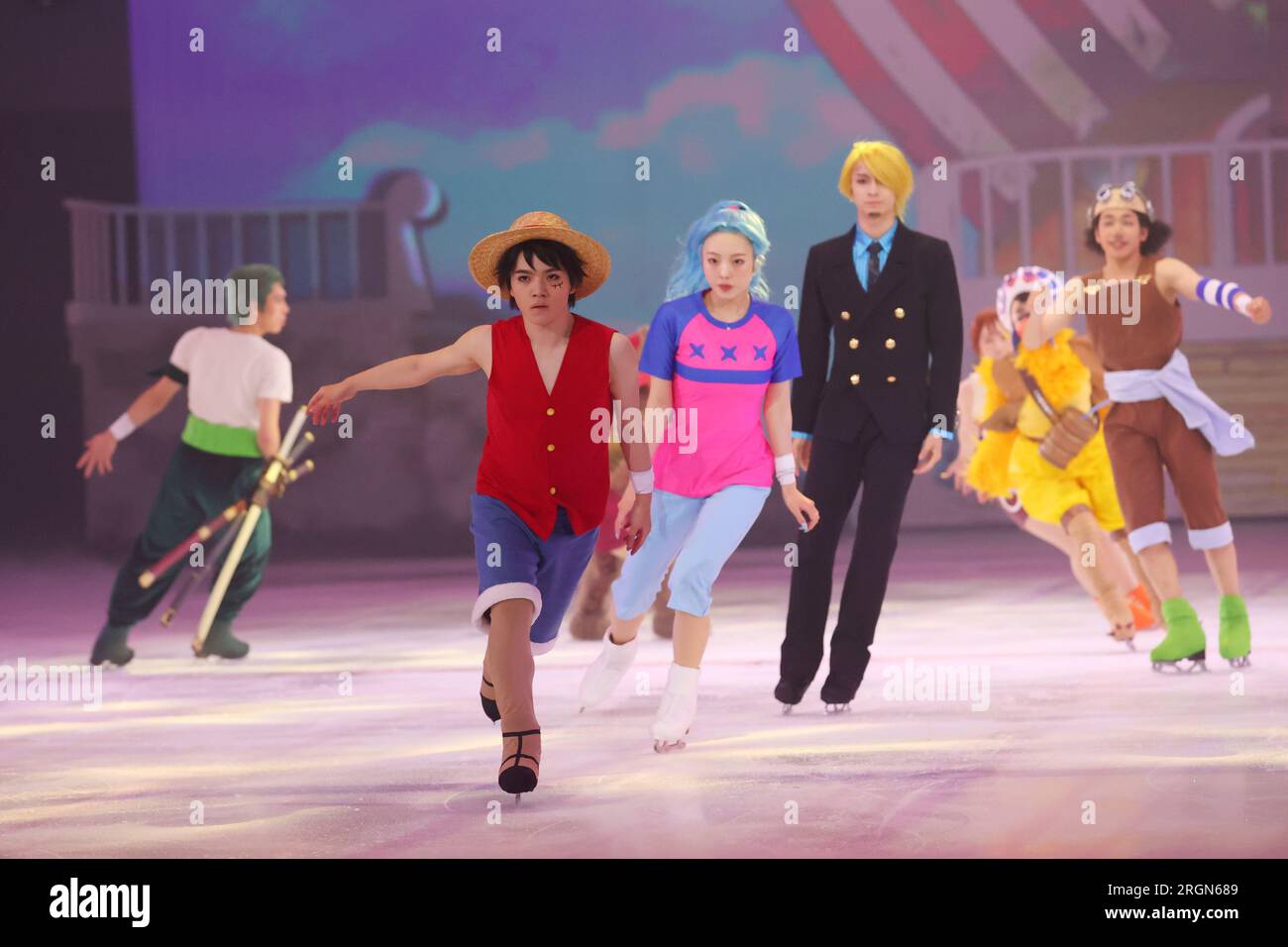 Kanagawa, Japan. 10th Aug, 2023. General view Figure Skating : One ...