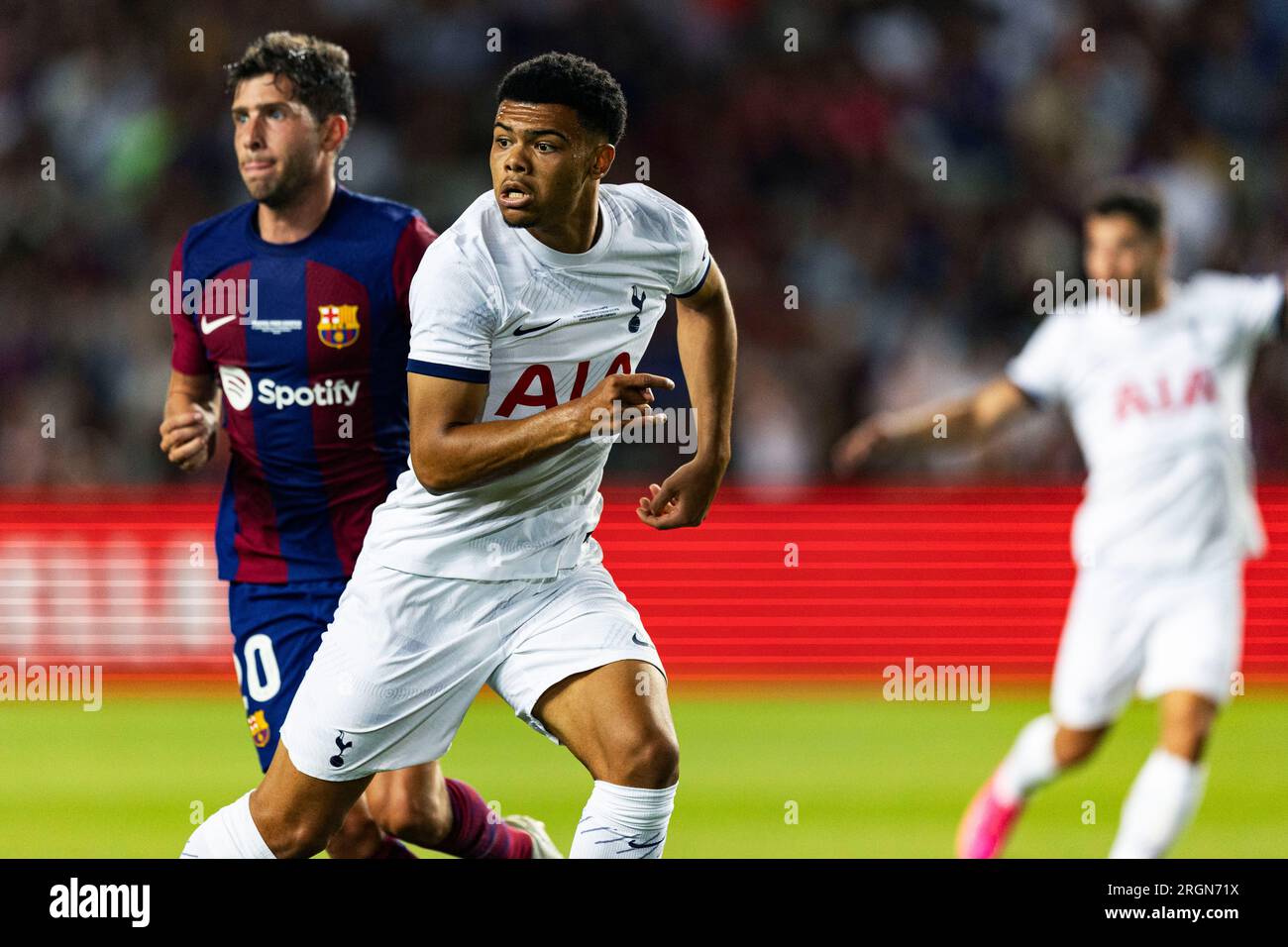 Barcelona, Spain. Credit: D. 8th Aug, 2023. Dane Scarlett (Tottenham ...