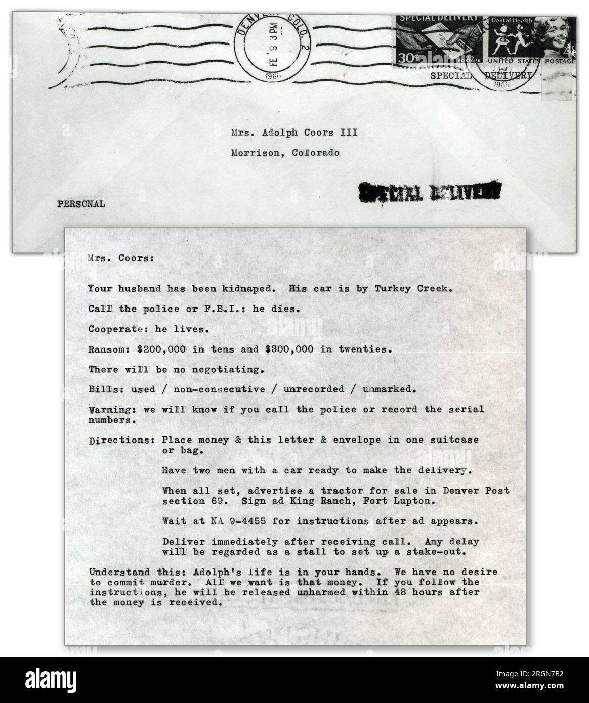 Kidnapping and ransom hi-res stock photography and images - Alamy