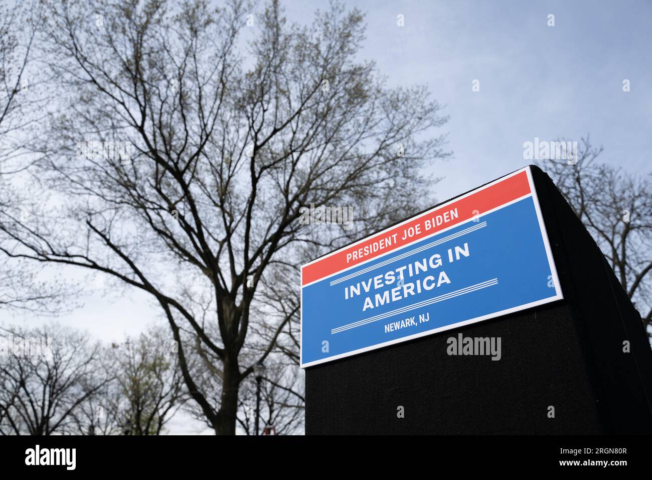 Joe biden investing in america sign hi-res stock photography and images ...