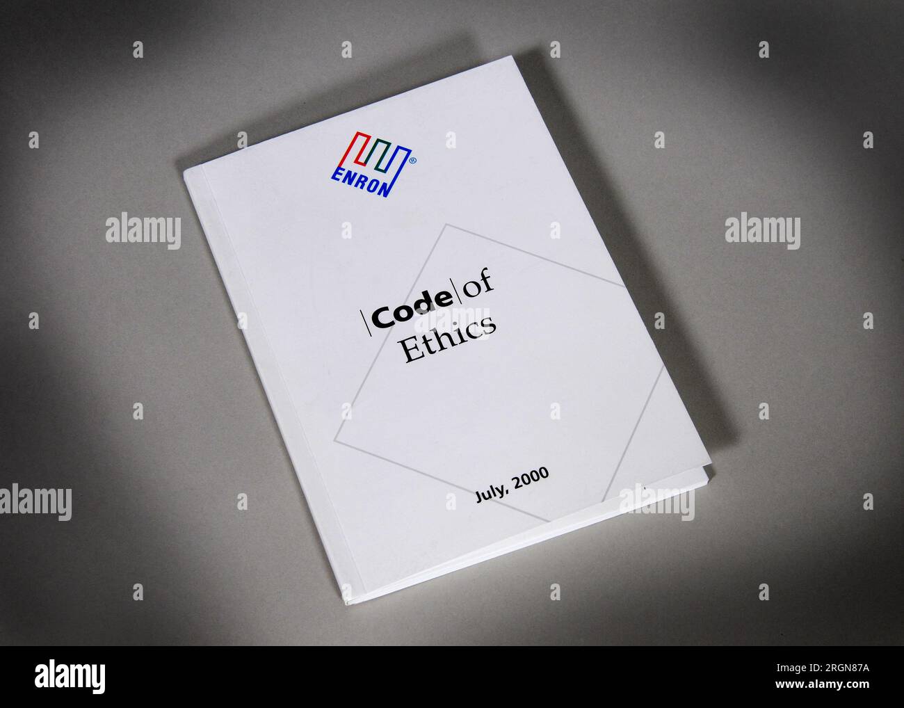 FBI History: The Enron Code of Ethics from 2000, signed by Enron’s ...