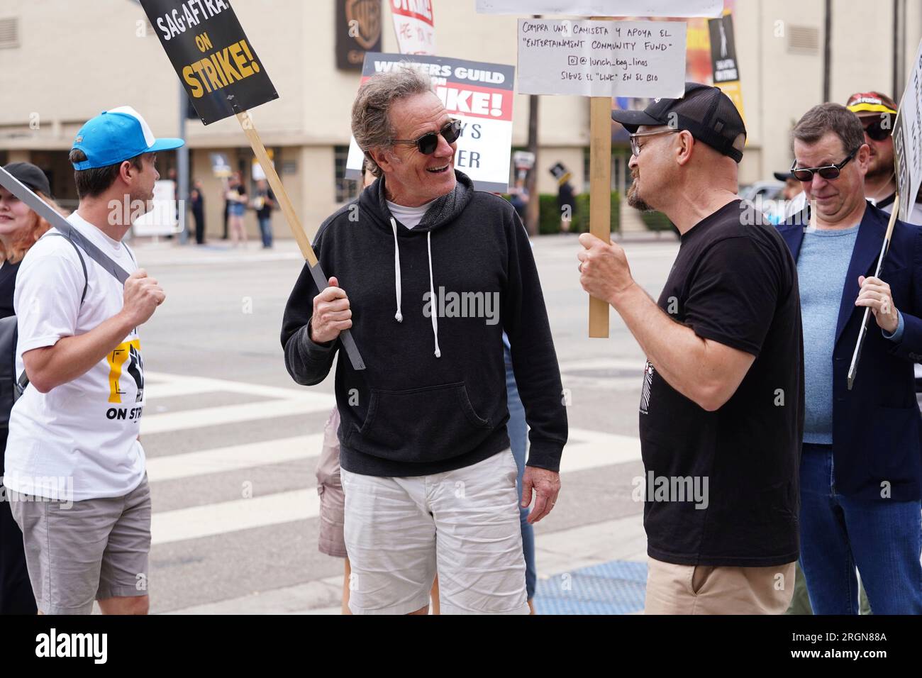 Photo by: gotpap/STAR MAX/IPx 2023 8/10/23 Bryan Cranston walks the ...