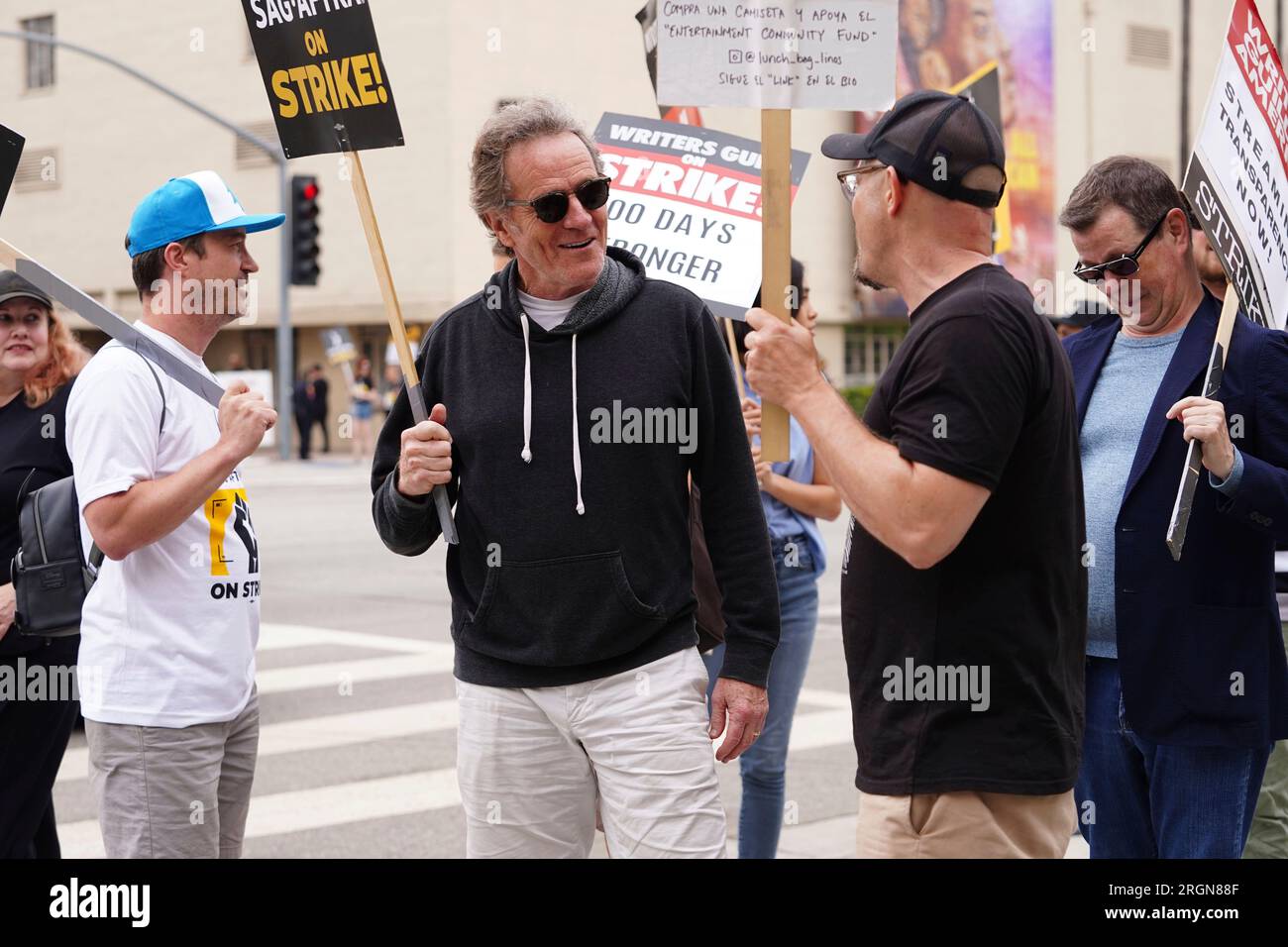 Photo by: gotpap/STAR MAX/IPx 2023 8/10/23 Bryan Cranston walks the ...