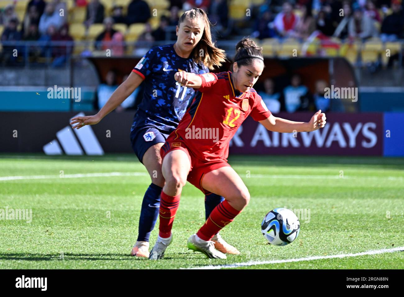 Wellington, New Zealand. 11th Aug, 2023. Oihane Hernandez of Spain and ...