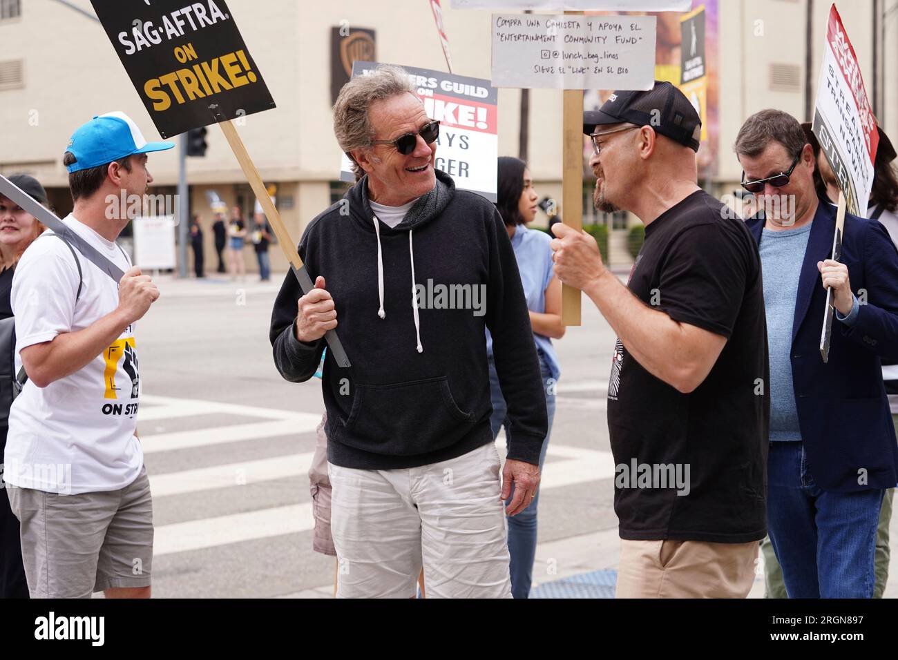 Photo by: gotpap/STAR MAX/IPx 2023 8/10/23 Bryan Cranston walks the ...