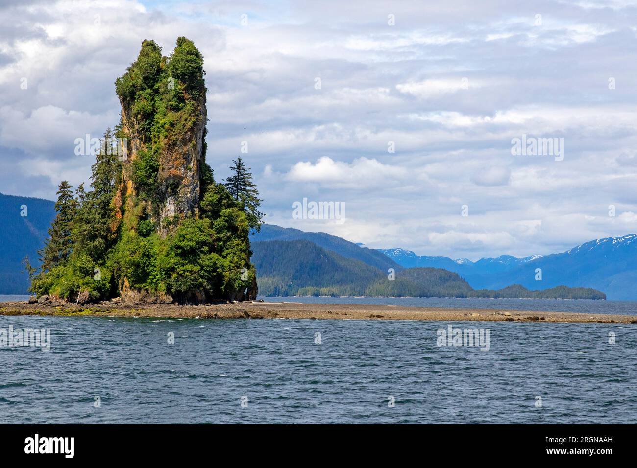 New Eddystone Rock, Misty Fjords National Monument Stock Photo - Alamy