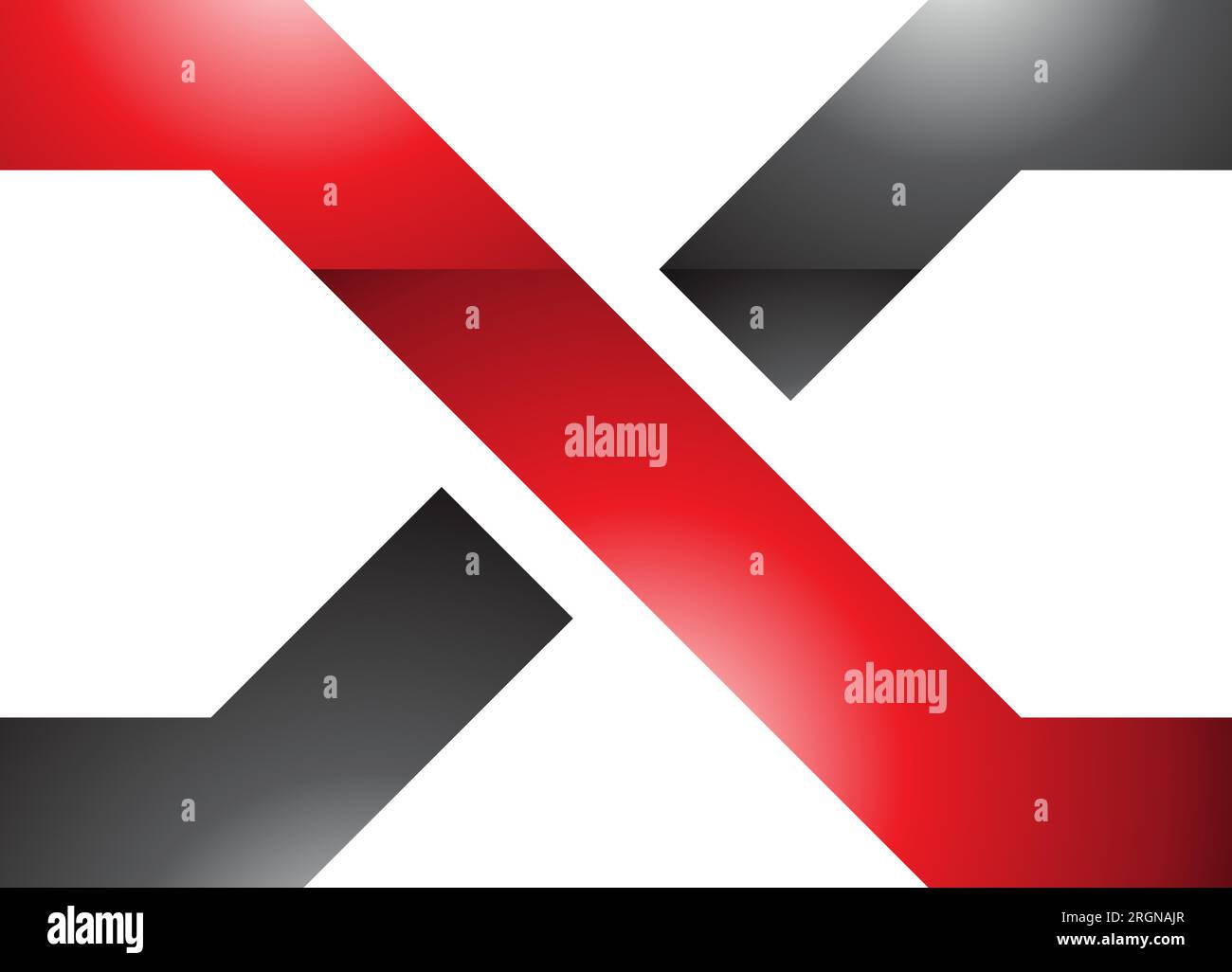 Black letter icon crossing hi-res stock photography and images - Alamy