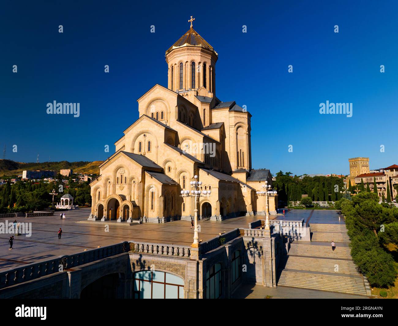 Sameba cathedral of the holy trinity hi-res stock photography and ...
