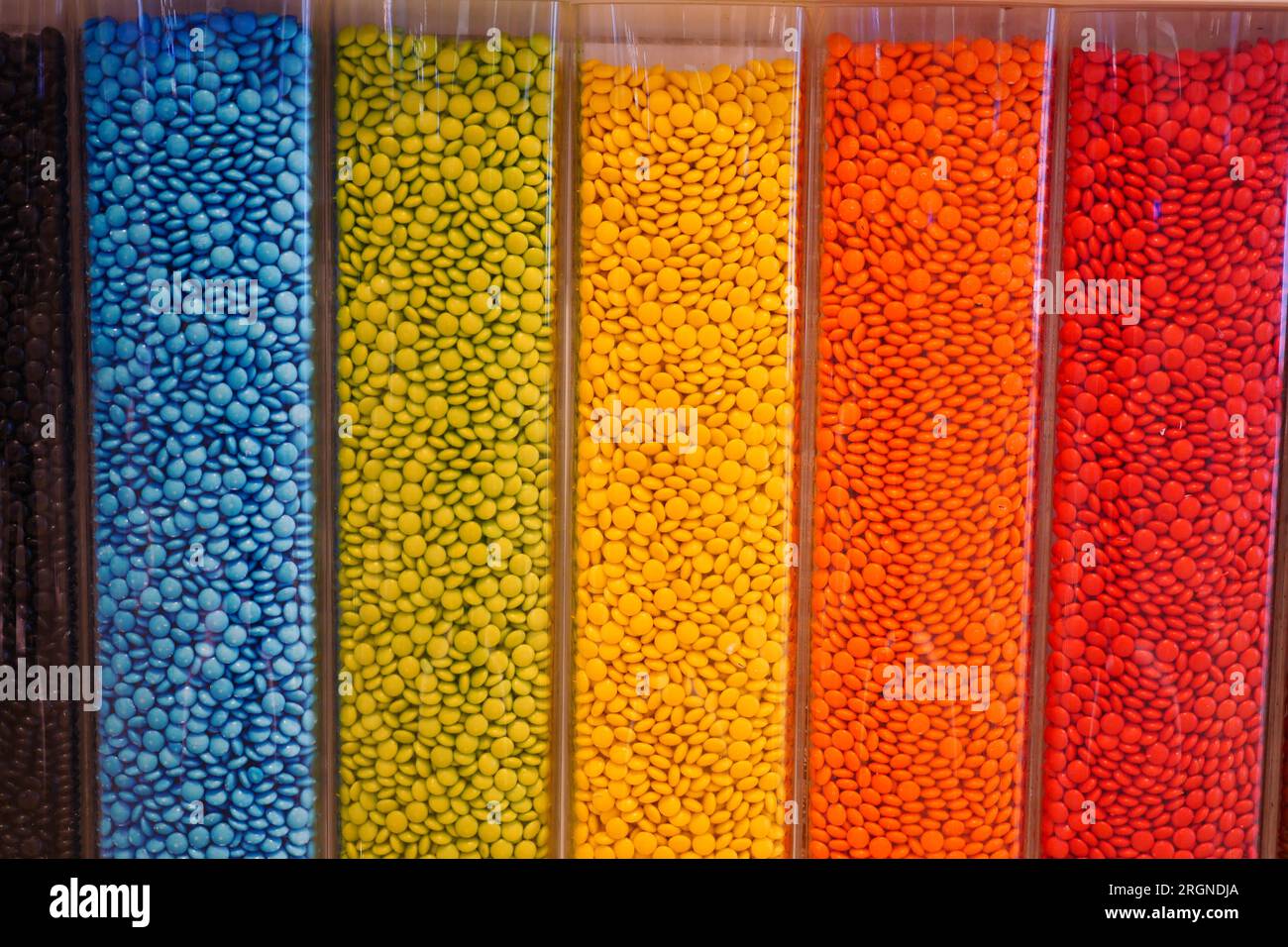 colorful candies jelly in a plastic tube Stock Photo - Alamy