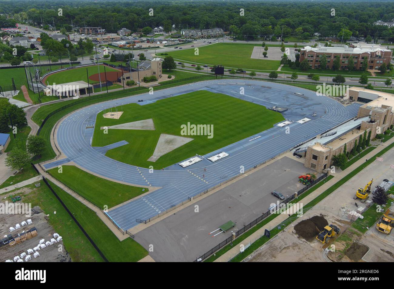 Notre dame stadium aerial hi-res stock photography and images - Alamy
