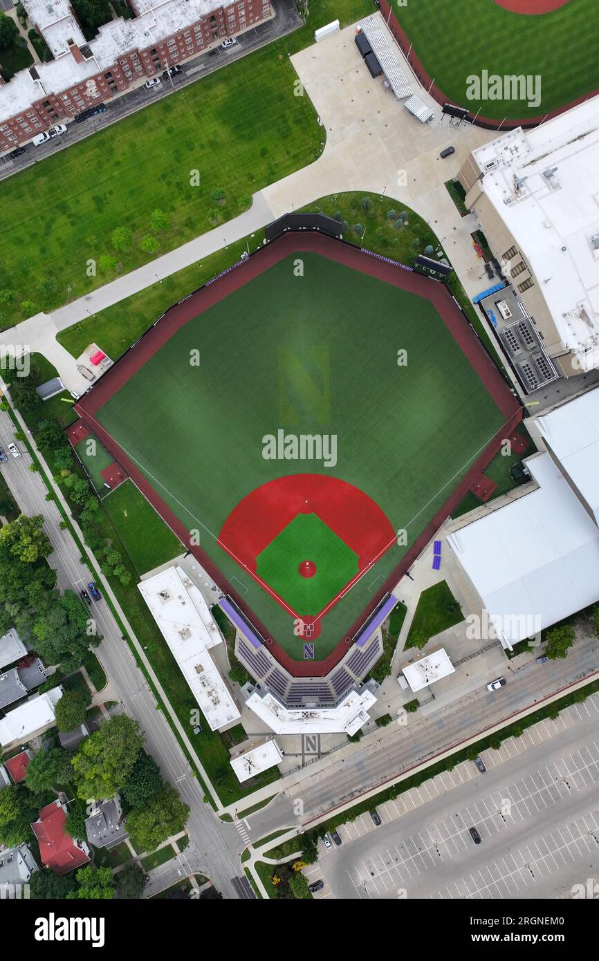 A general overall aerial view of Rocky and Berenice Miller Park ...