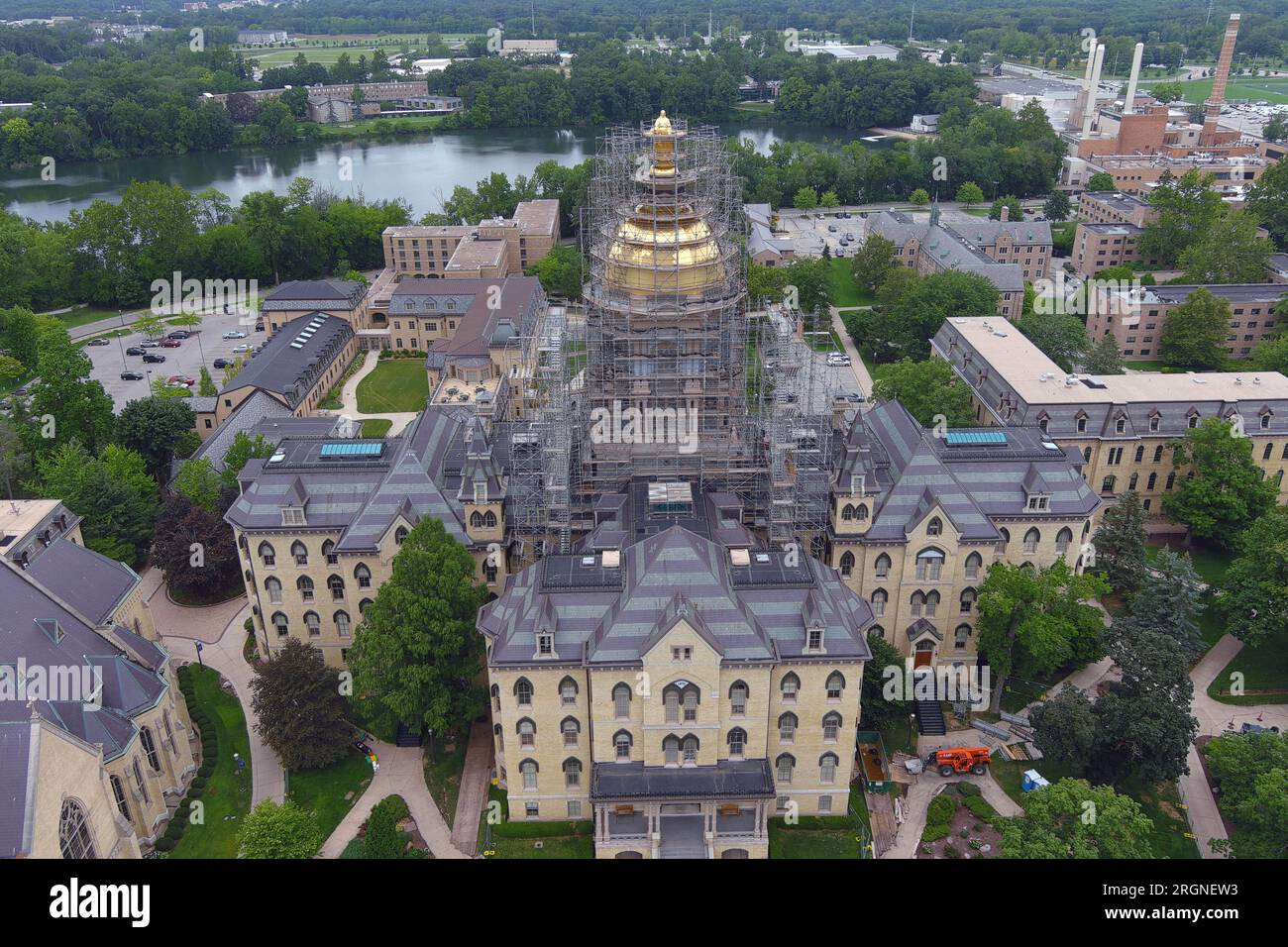 University of notre dame aerial hi-res stock photography and images - Alamy