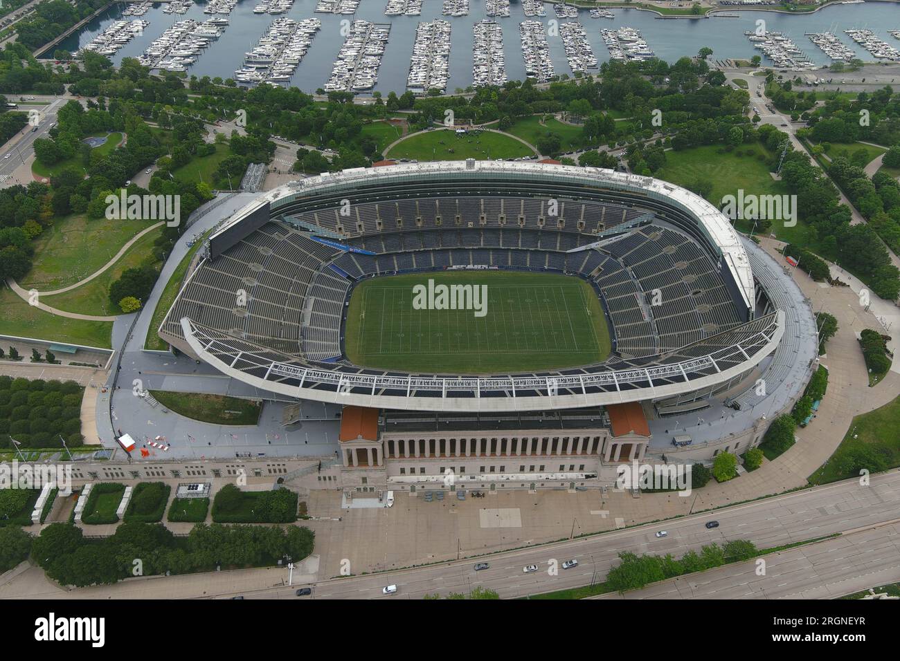 Chicago soldier field general hi-res stock photography and images - Alamy