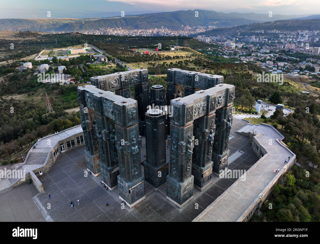 The Chronicle of Georgia is a monument located in Tbilisi, Georgia ...