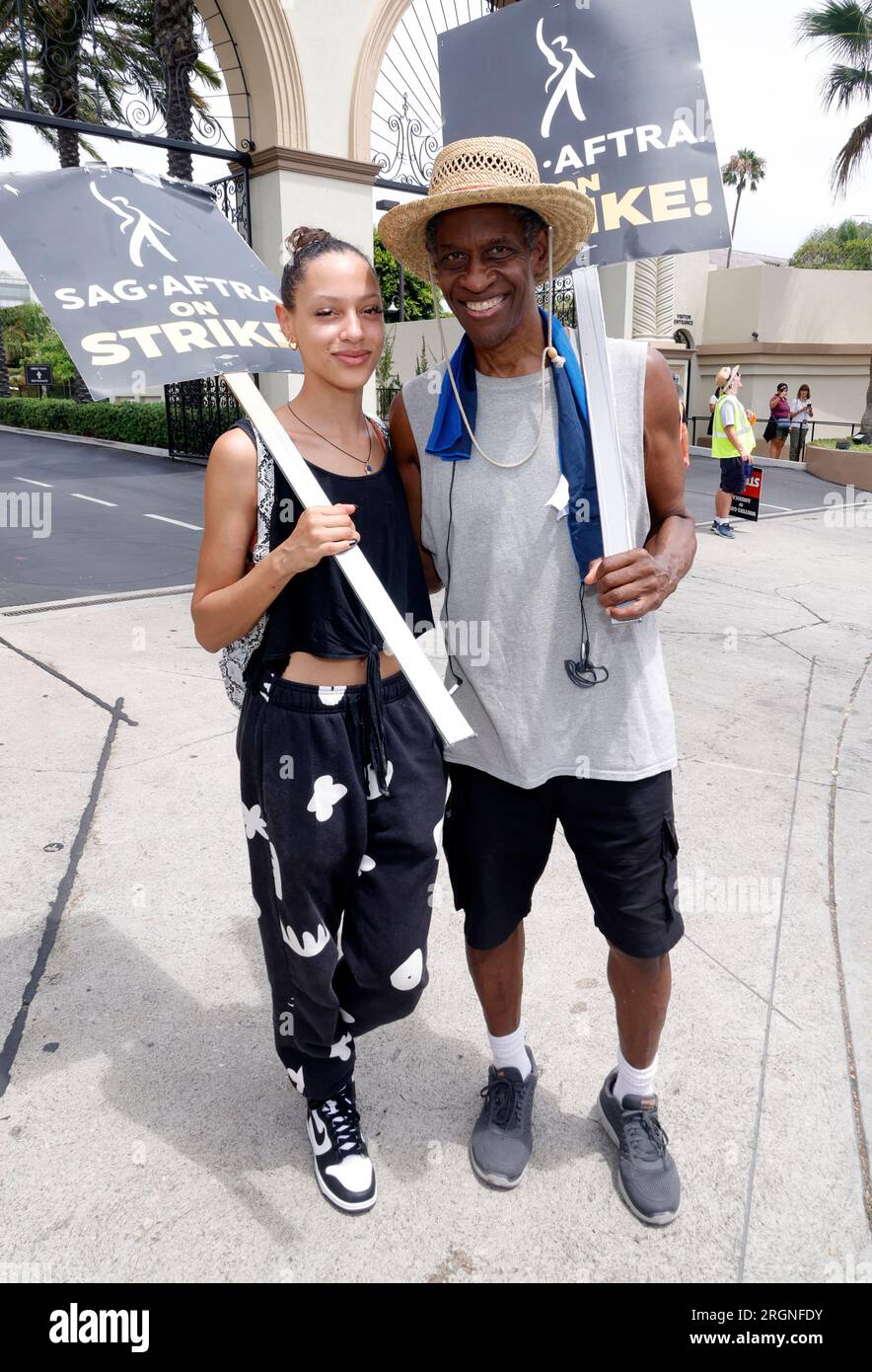 Hollywood, California, USA. 10th Aug, 2023. Madison Camille Russ, Tim ...