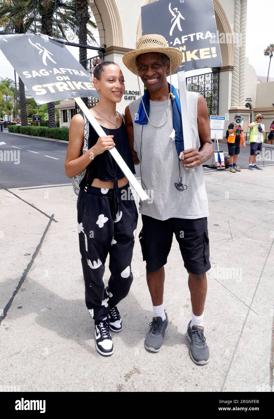 Hollywood, California, USA. 10th Aug, 2023. Madison Camille Russ, Tim ...