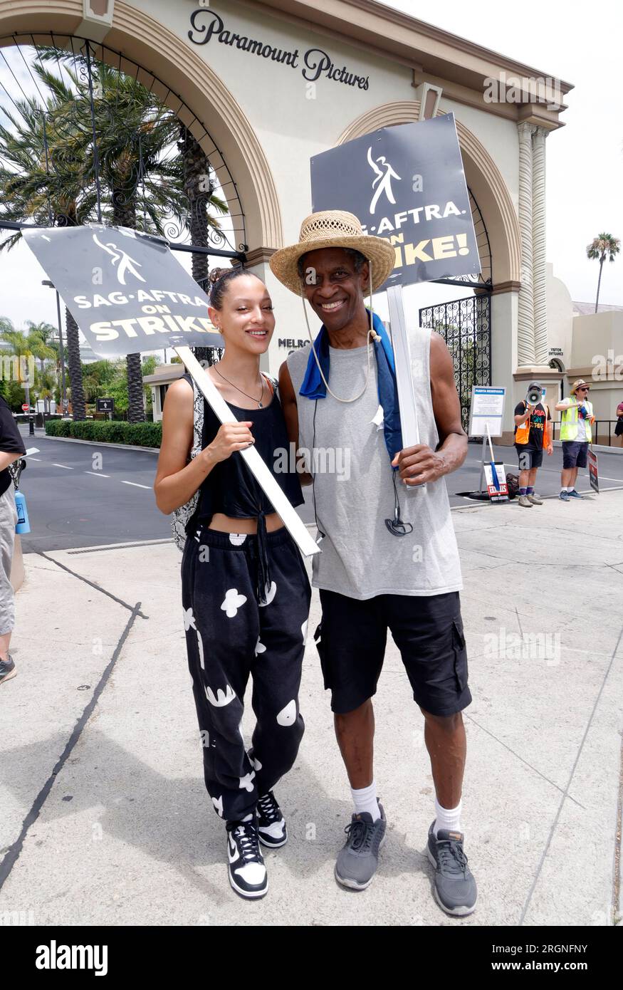 Hollywood, California, USA. 10th Aug, 2023. Madison Camille Russ, Tim ...