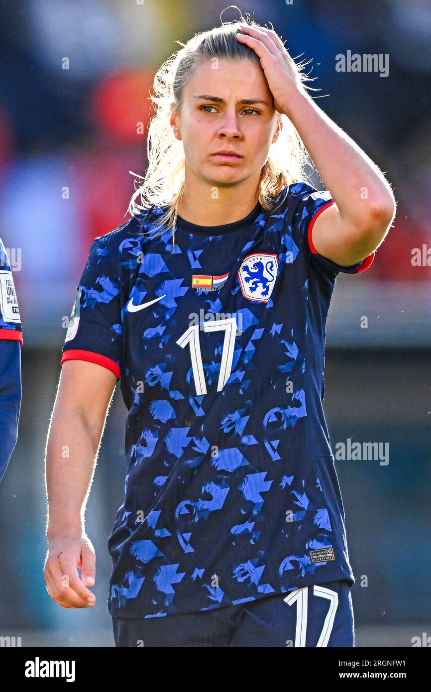 WELLINGTON - Victoria Pelova of the Netherlands is disappointed by the ...