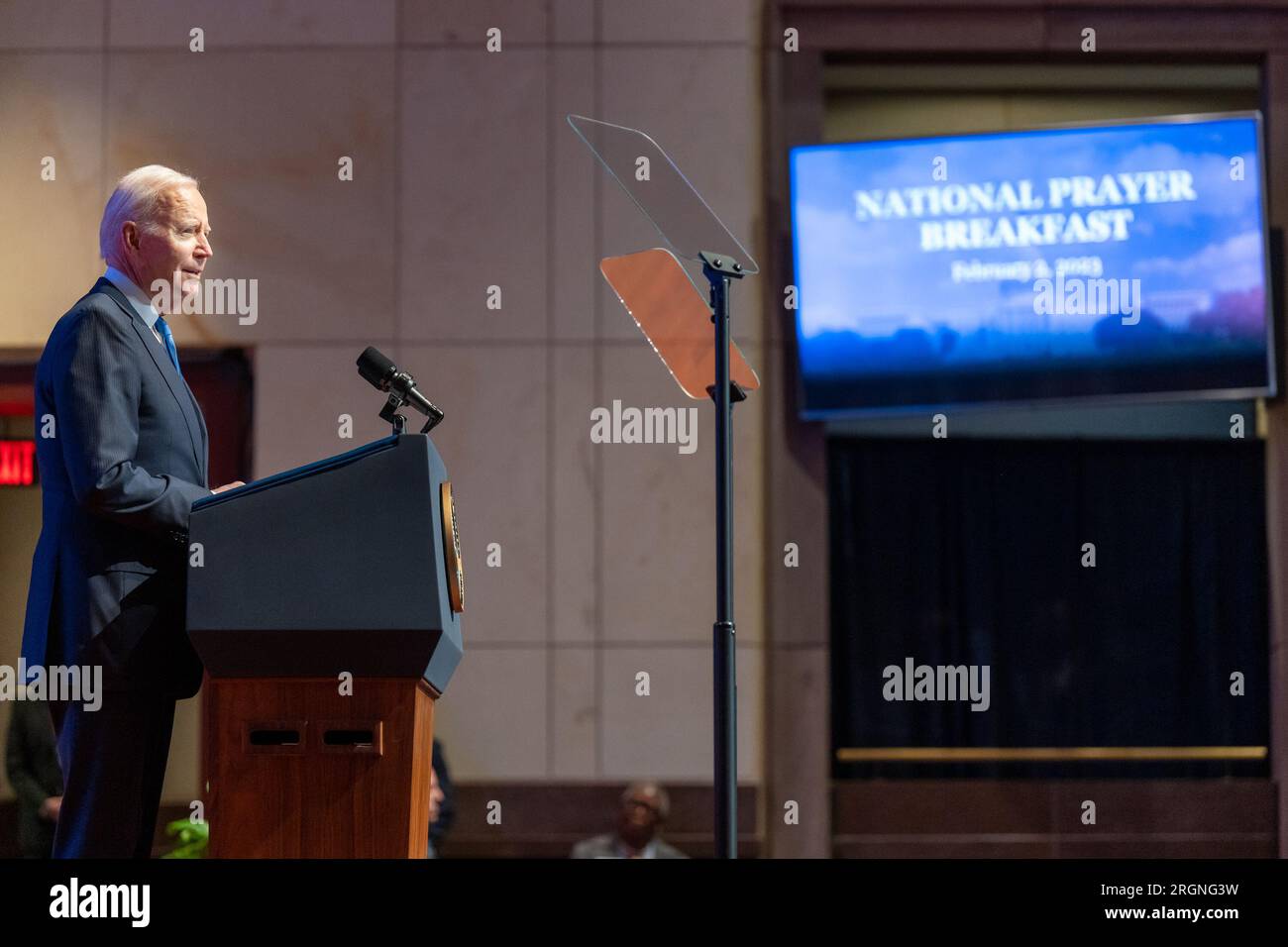 Reportage: President Joe Biden attends the National Prayer Breakfast ...