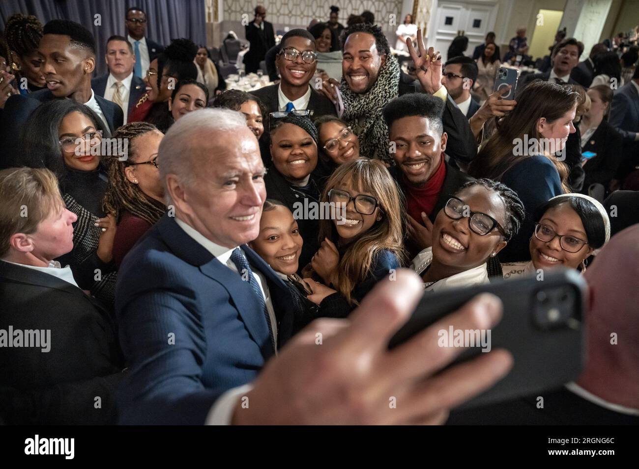 Reportage: President Joe Biden greets attendees at National Action ...