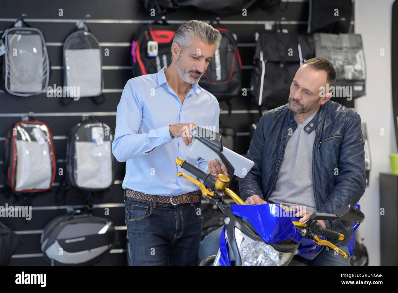 Motorcycle accessories hi-res stock photography and images - Alamy