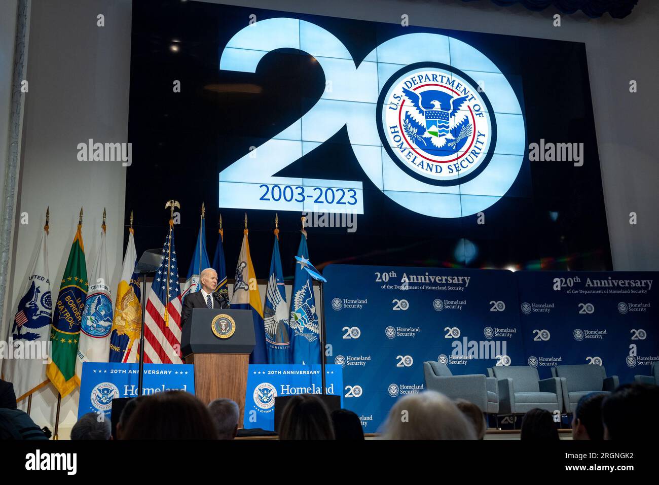 Reportage: 20th anniversary of the Department of Homeland Security ...