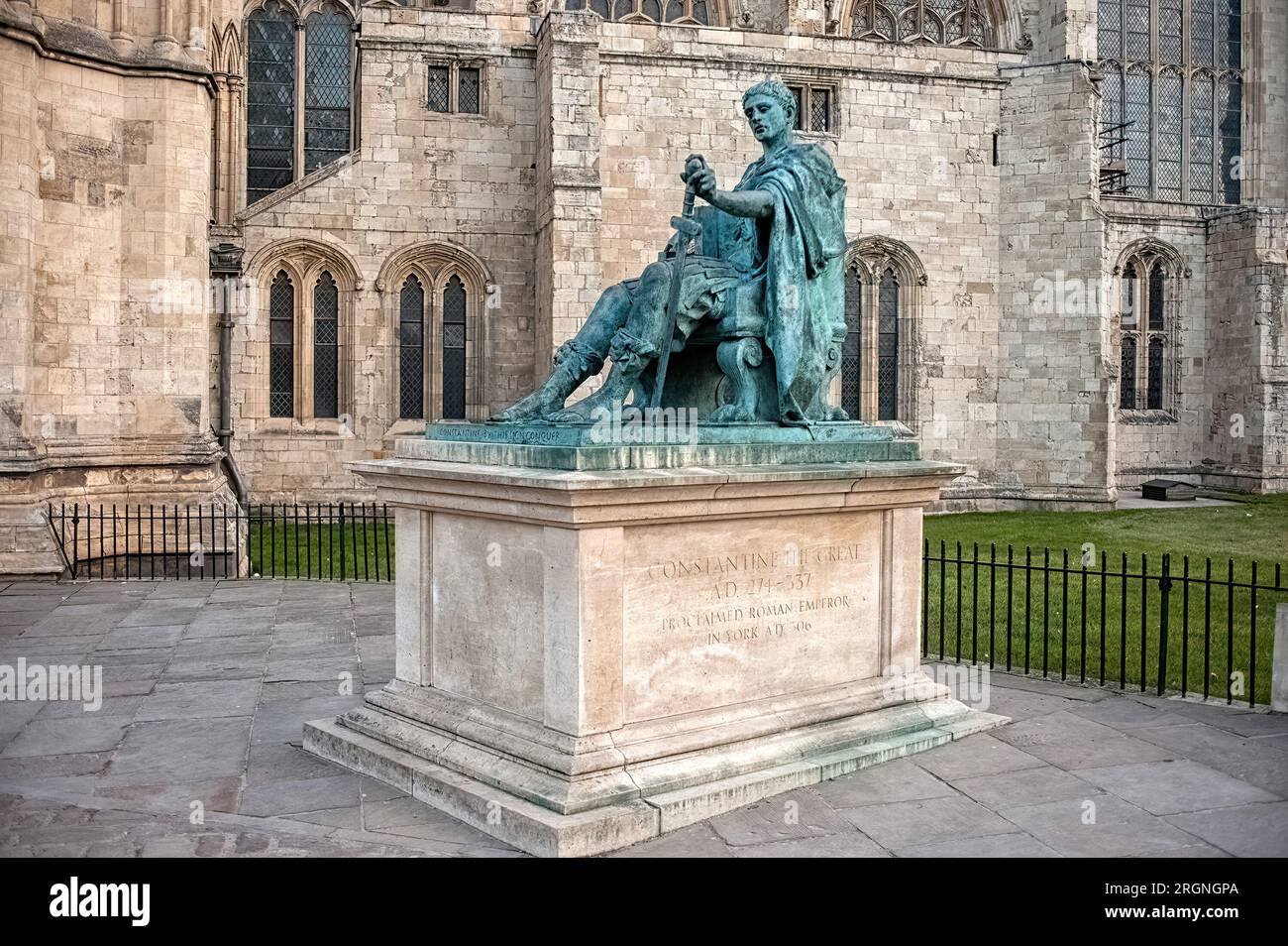 Bronze statue of emperor constantine hi-res stock photography and ...