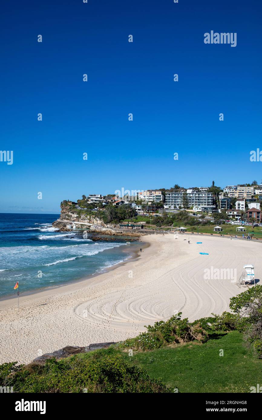 Bronte Beach and coastline, famous beach in Sydney eastern suburbs,NSW ...