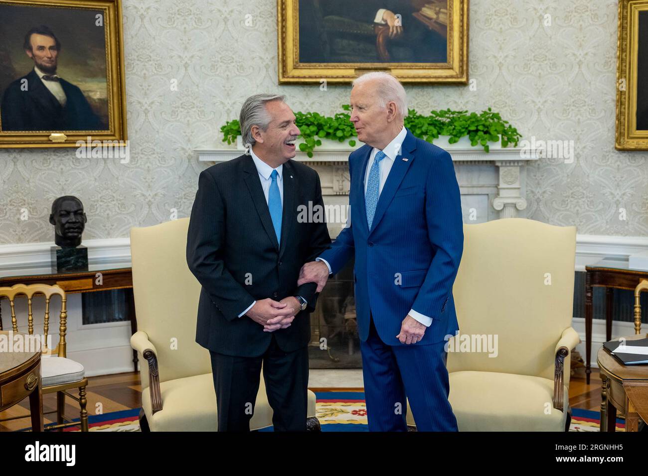 Argentine president alberto fernandez hi-res stock photography and ...