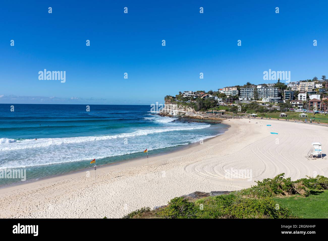 Bronte Beach and coastline, famous beach in Sydney eastern suburbs,NSW ...