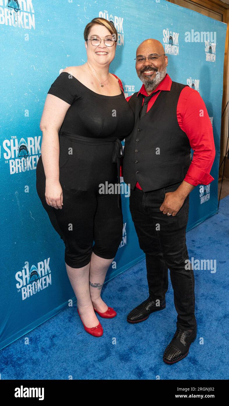 New York, USA. 10th Aug, 2023. Guest and James Monroe Iglehart attend ...