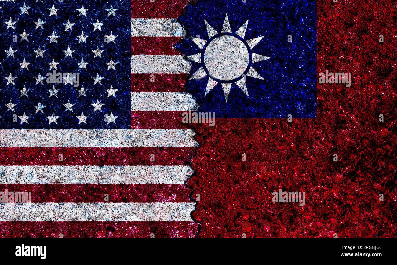 United states taiwan flag hi-res stock photography and images - Alamy
