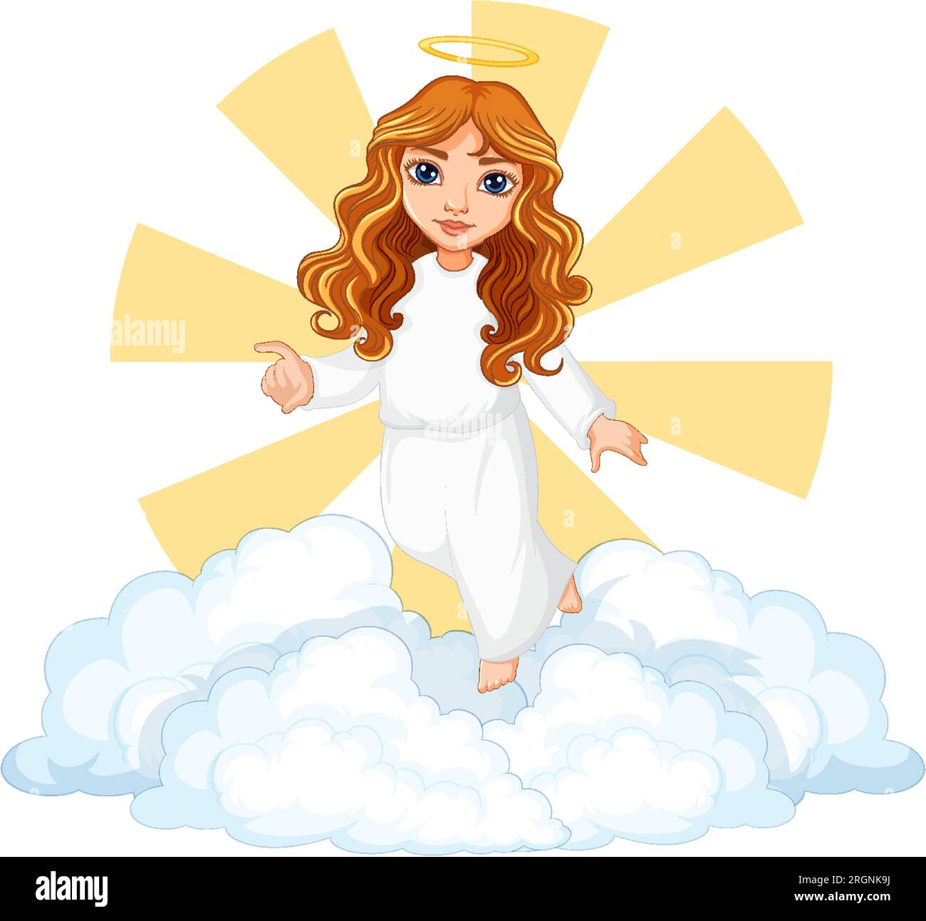 Angel long Stock Vector Images - Alamy