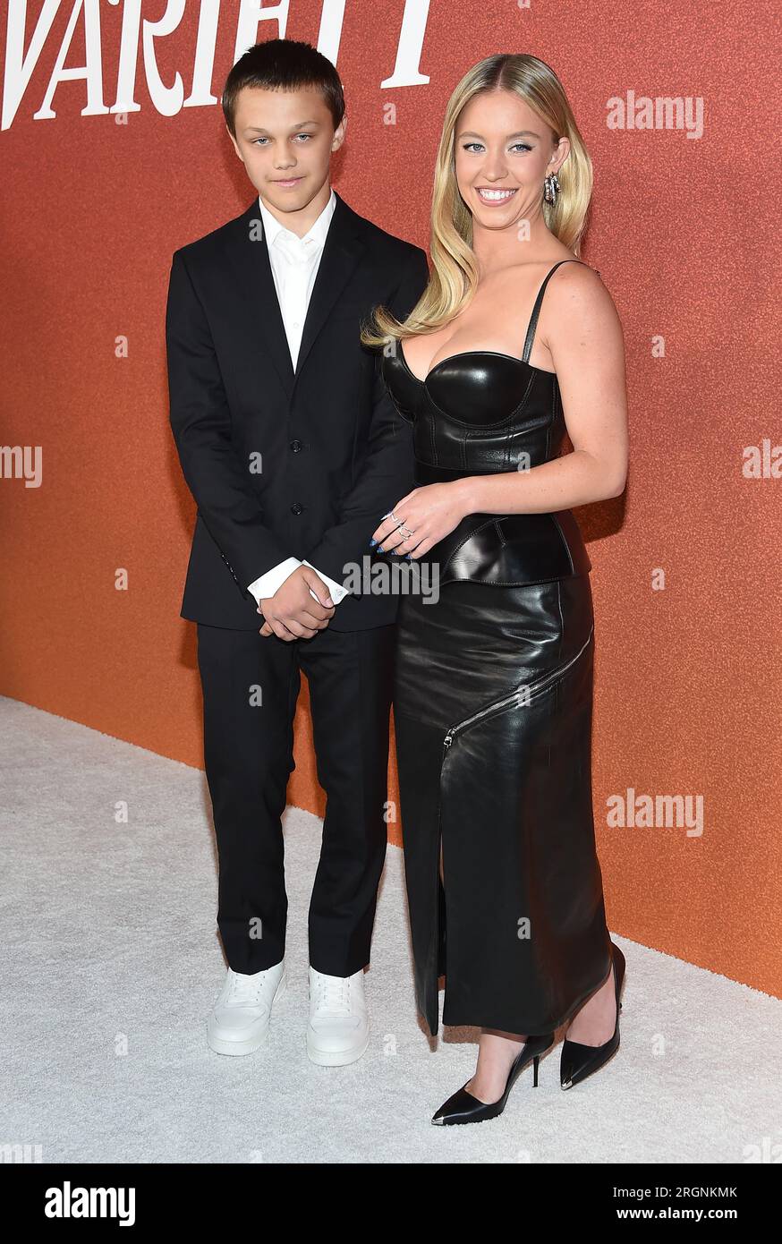 Hollywood, USA. 10th Aug, 2023. Kaidyn Bryant and Sydney Sweeney ...