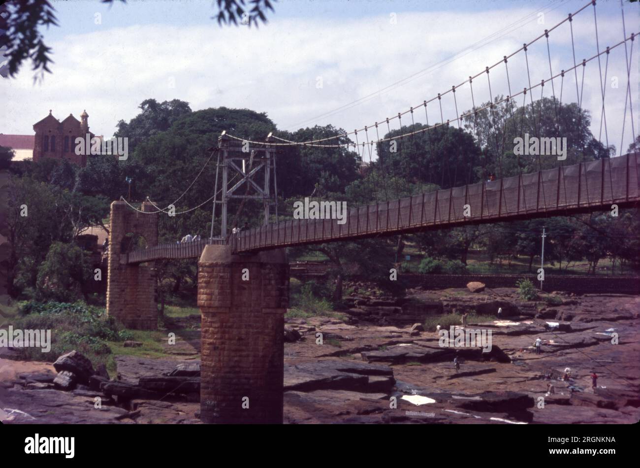 Bridge Over Gokak Water Falls in Karnataka, India Stock Photo - Alamy