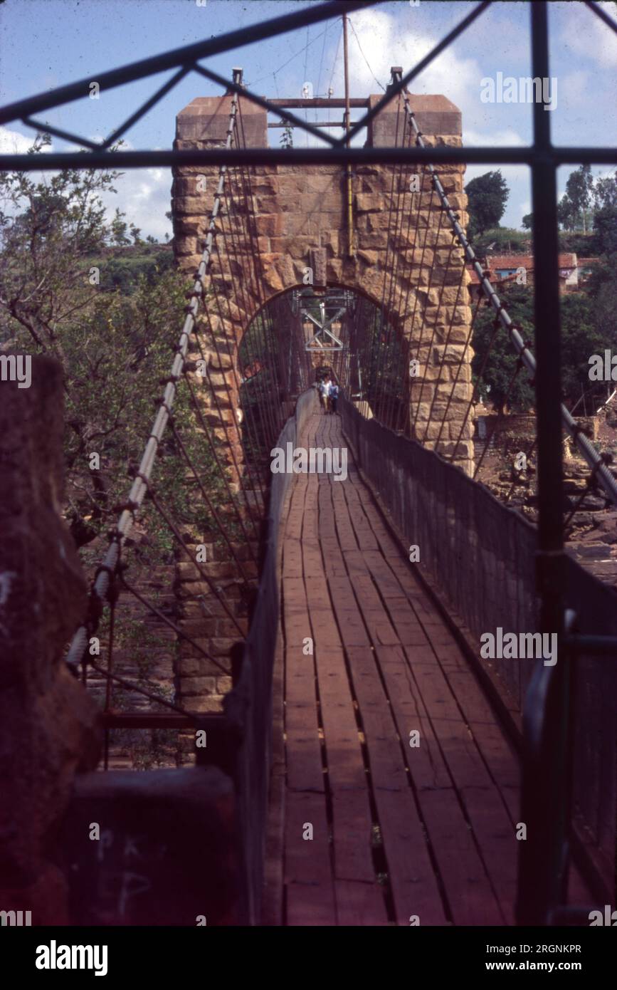 Bridge Over Gokak Water Falls in Karnataka, India Stock Photo - Alamy