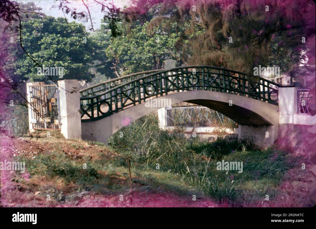 Small Bridge in Public Garden Hydrabad, Andhra Pradesh, India Stock ...