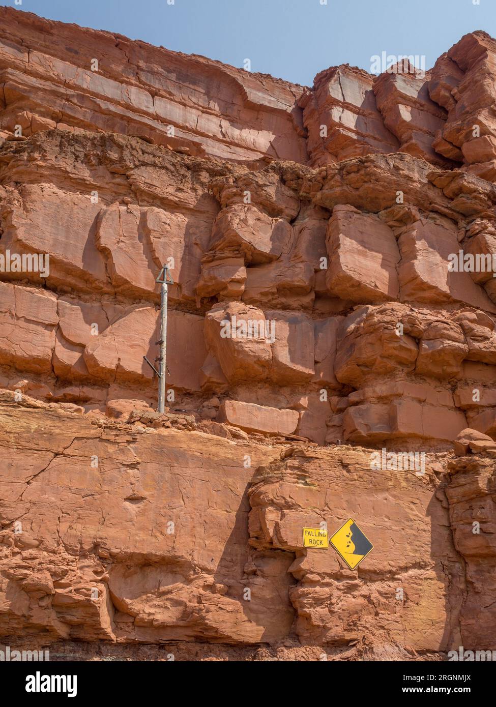 Red sandstone rock in Mexican Hat, Utah Stock Photo - Alamy