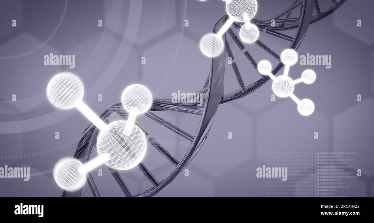 Animation data processing molecules digital hi-res stock photography ...