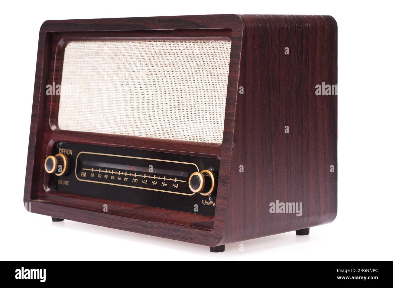 Old vintage radio on Cut Out Stock Images & Pictures - Alamy