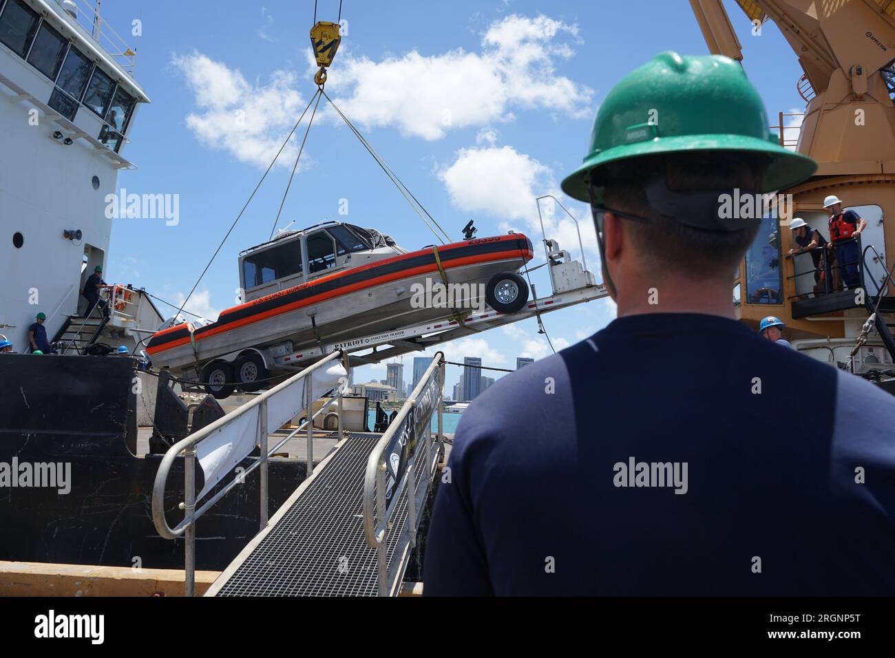 Honolulu, Hawaii, USA. 10th Aug, 2023. Coast Guard Cutter Juniper ...