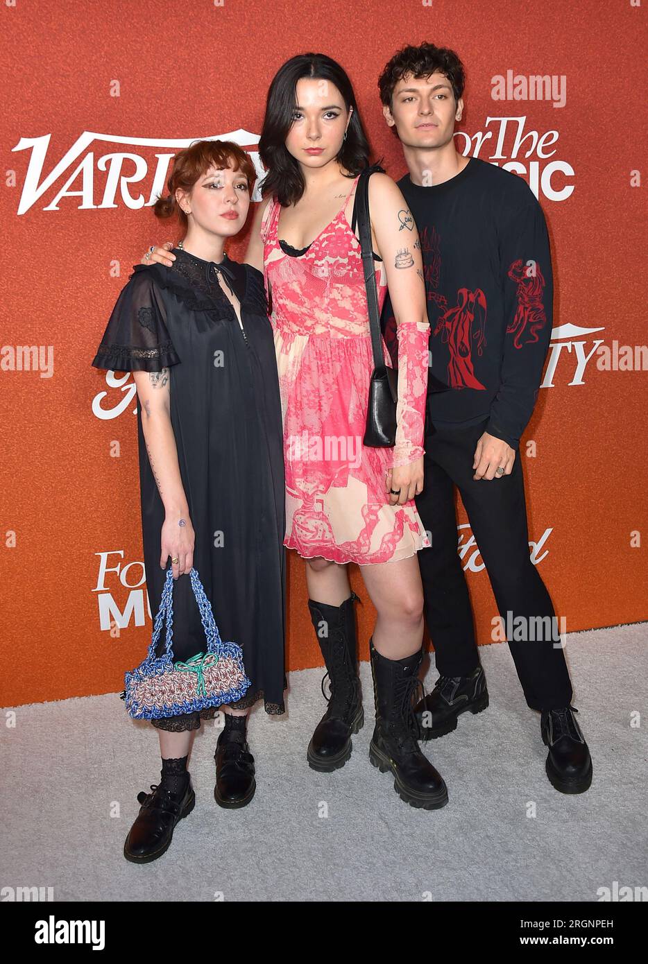 Genessa Gariano, from left, Lydia Night, and Drew Thomsen of The ...