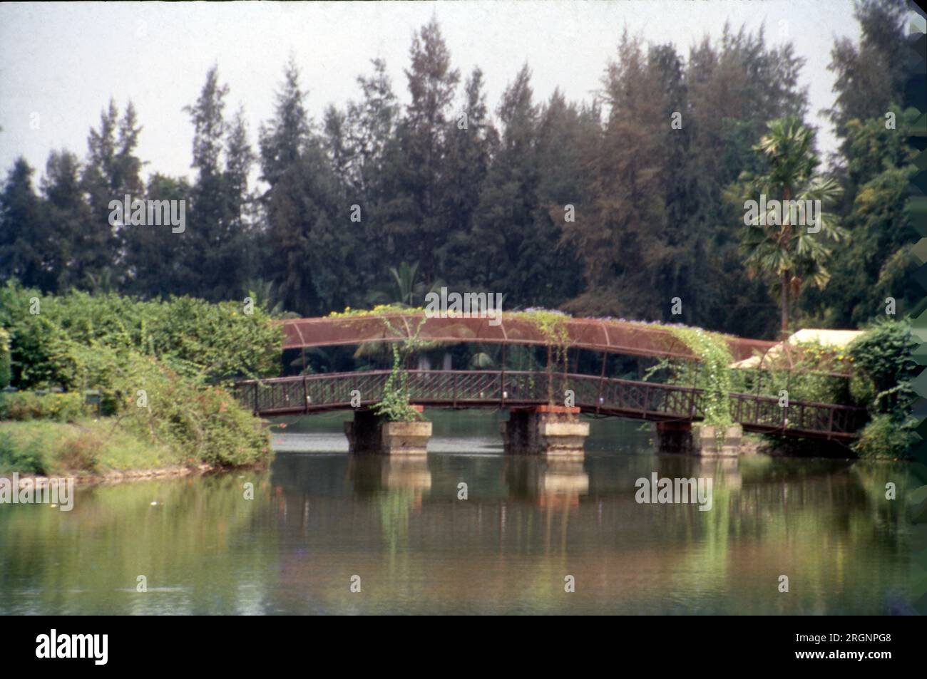Van Ganga, Garden Bridge, Dadra & Nagar Haveli, India Stock Photo - Alamy