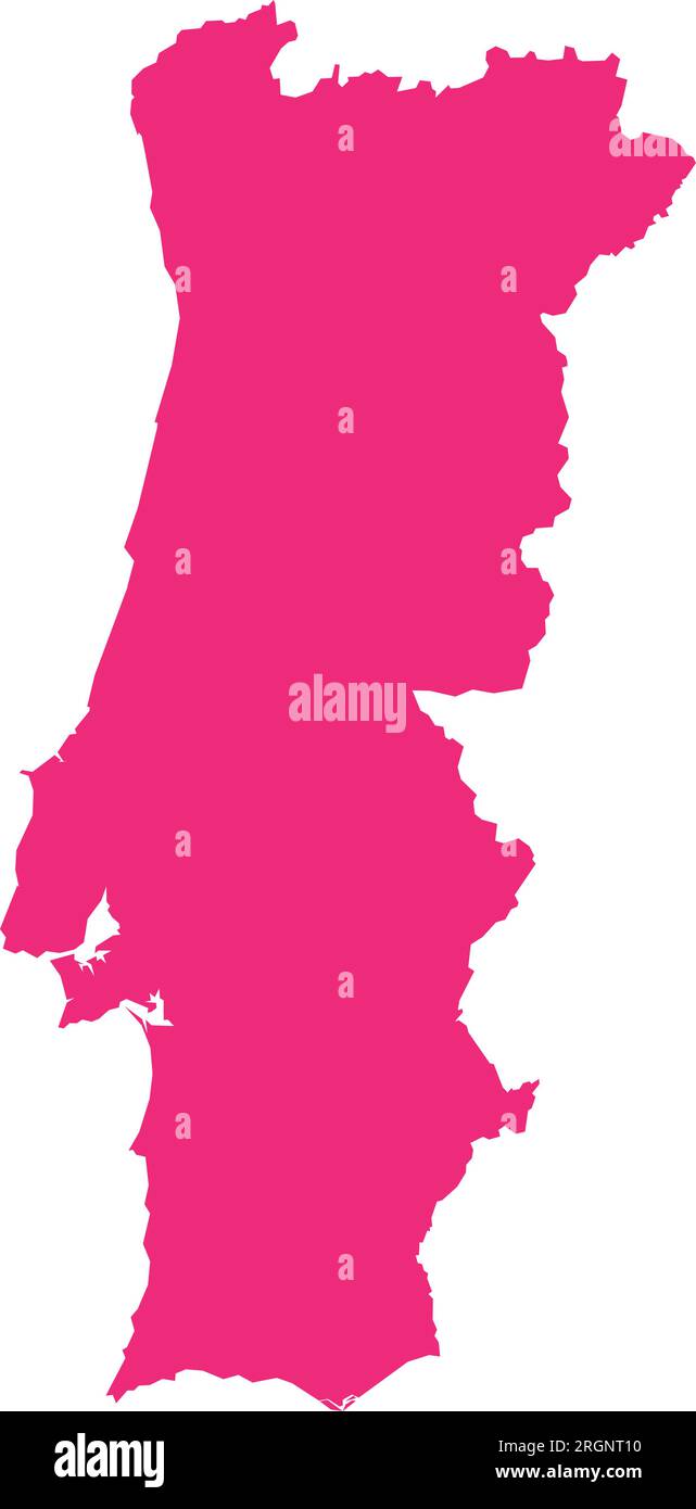 ROSE CMYK color map of PORTUGAL Stock Vector Image & Art - Alamy