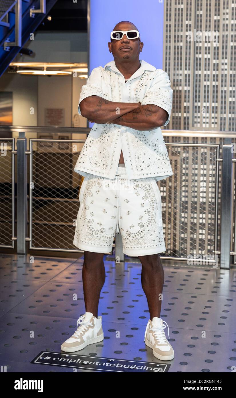 Ja Rule visits Empire State Building in New York on August 10, 2023 for ...
