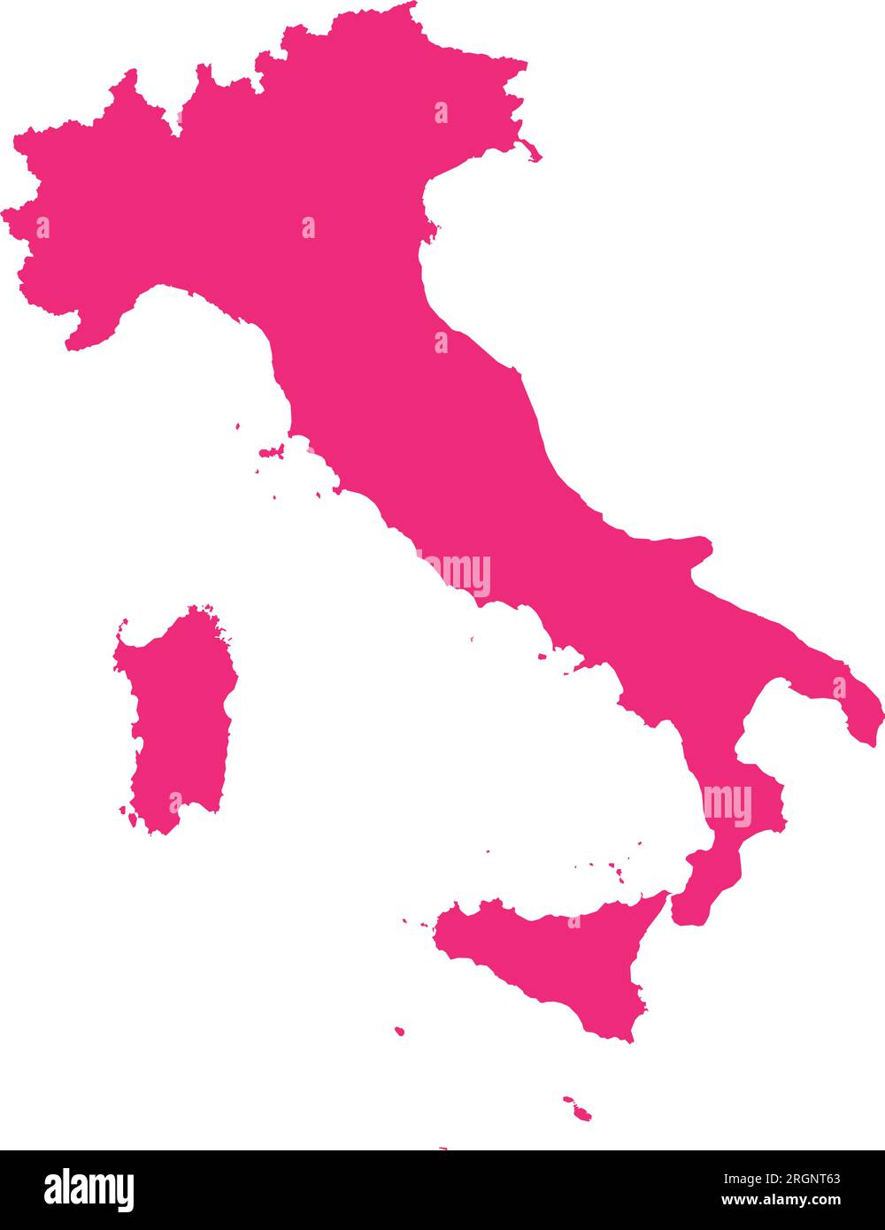 ROSE CMYK color map of ITALY Stock Vector Image & Art - Alamy