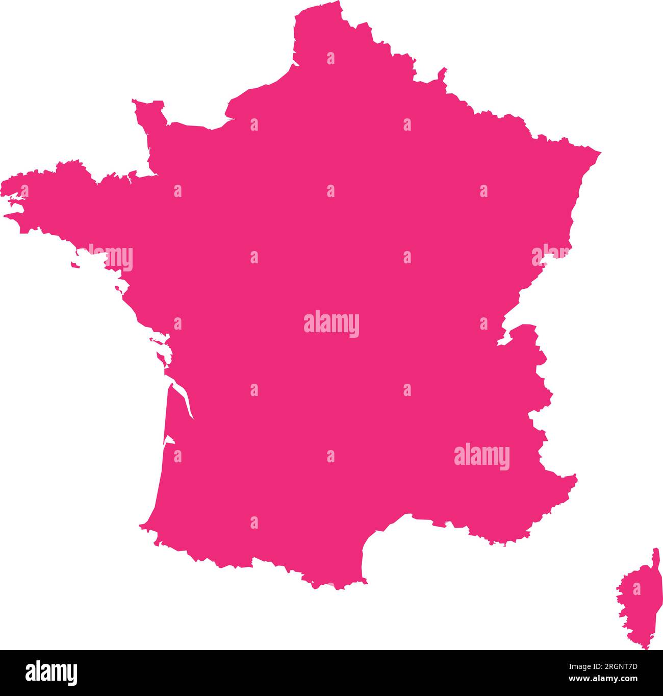 ROSE CMYK color map of FRANCE Stock Vector Image & Art - Alamy