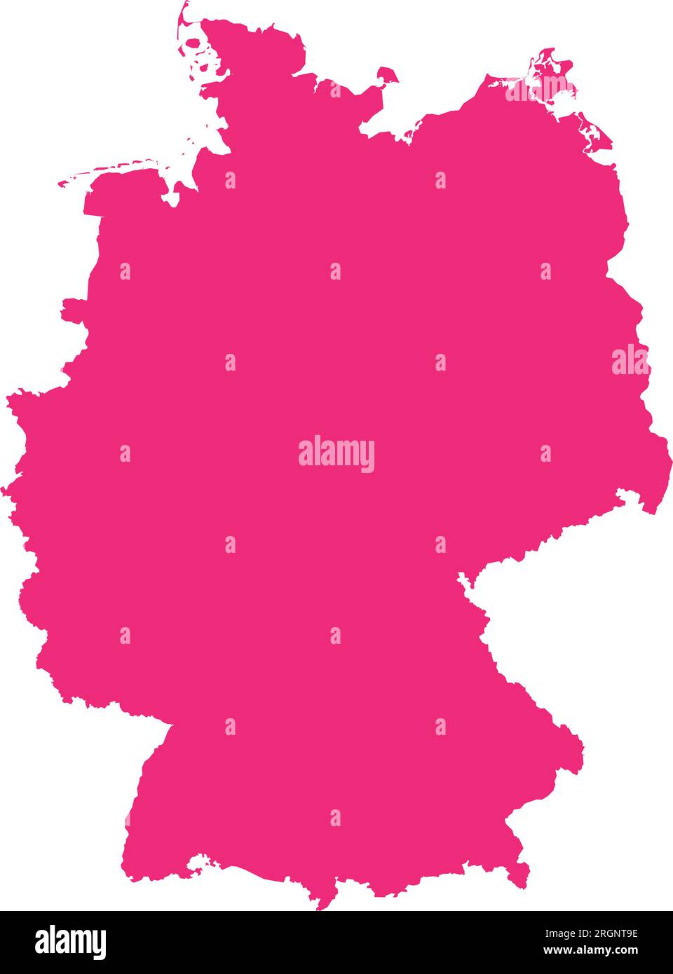 ROSE CMYK color map of GERMANY Stock Vector Image & Art - Alamy